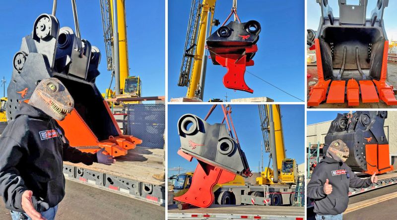Building JURASSIC sized Dredging Buckets and Rippers — Raptor
